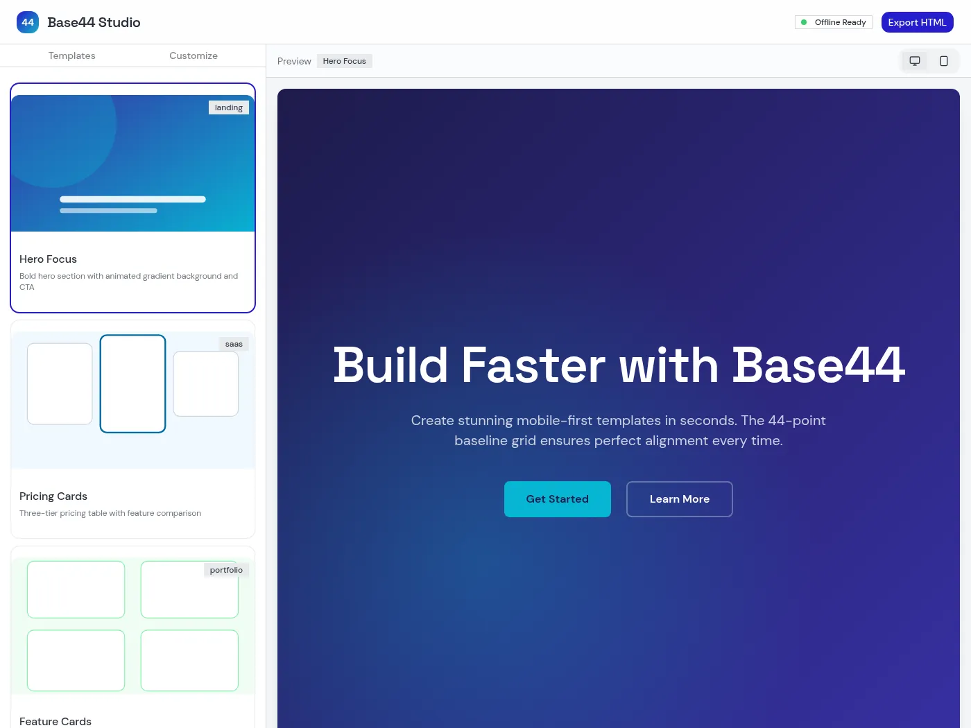 Base44 Studio