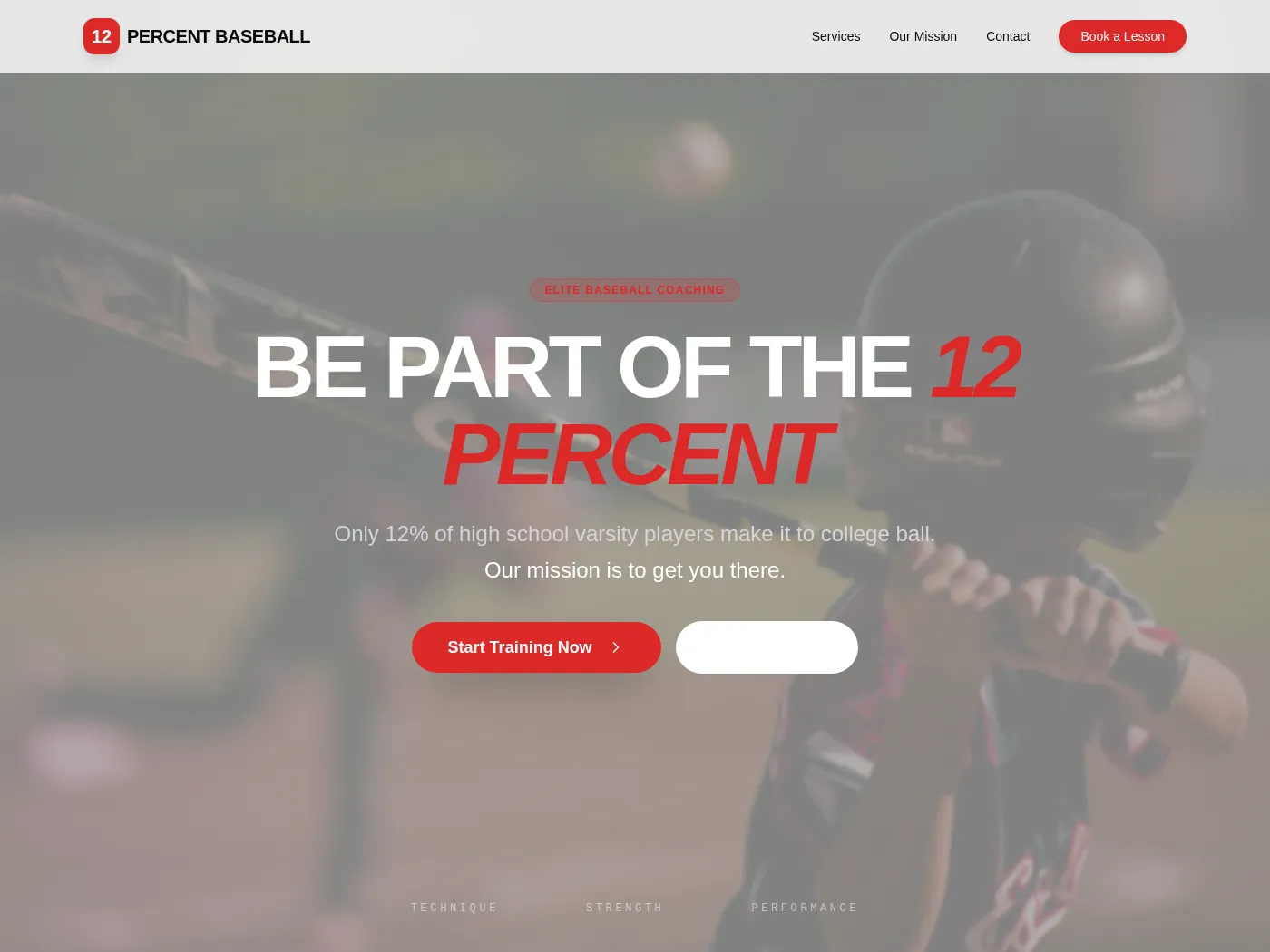 12Percent Baseball Coach Site