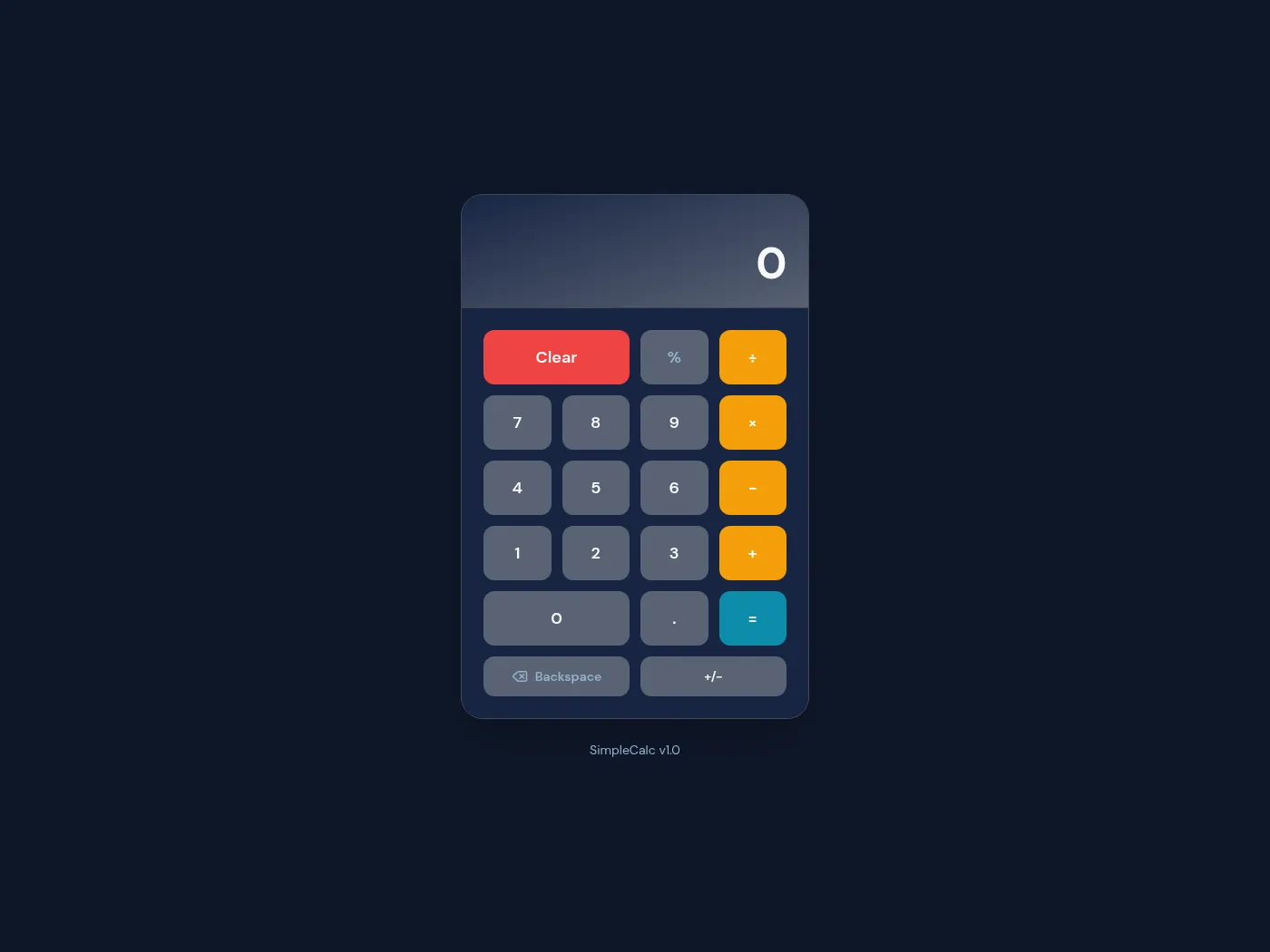 SimpleCalc