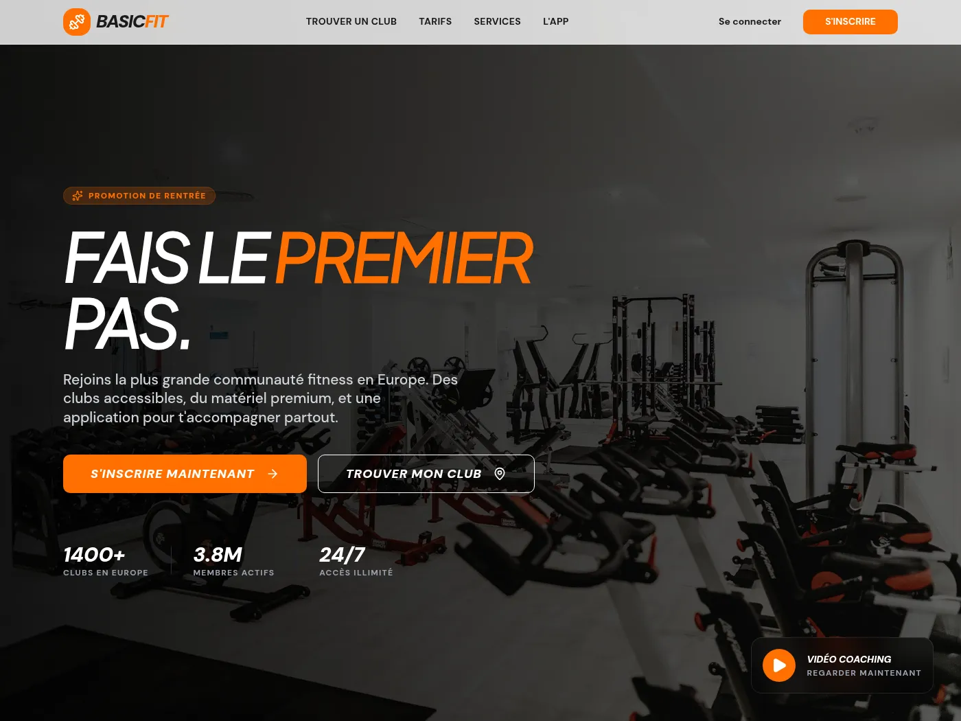 BasicFit Gym Portal