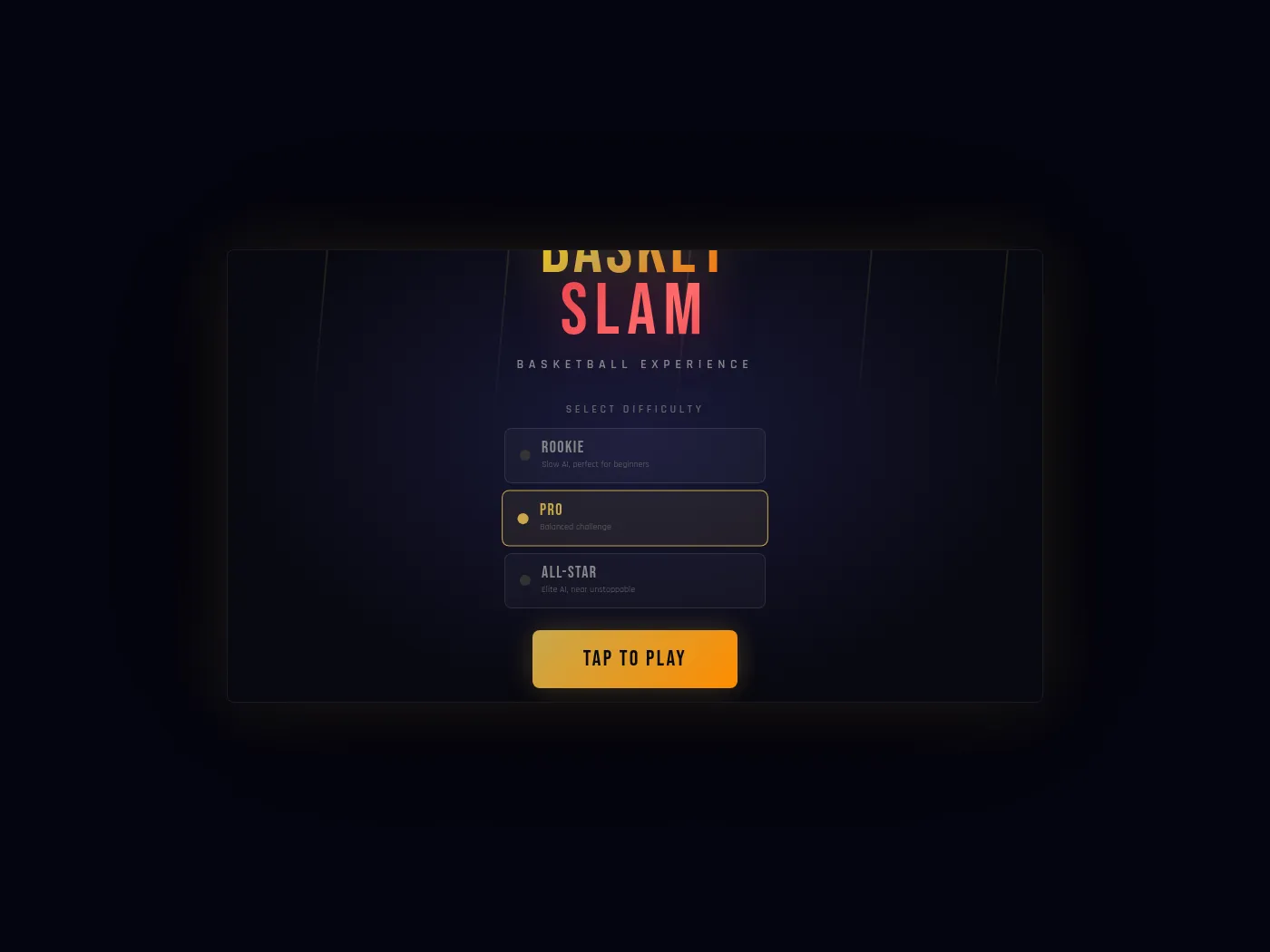 Basket Slam Game