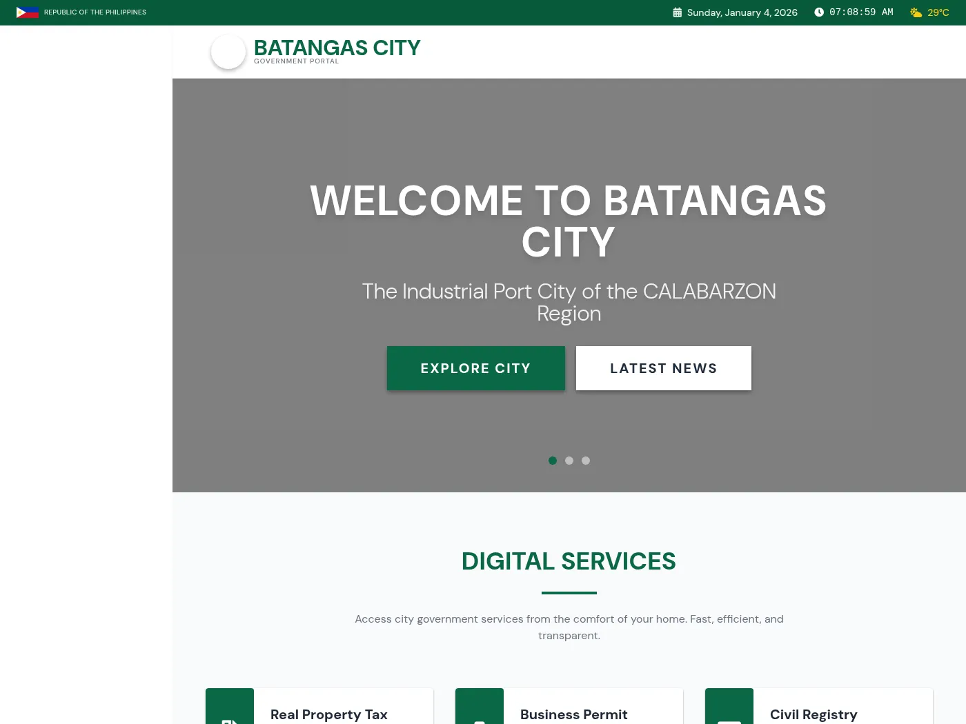 Batangas Gov Web Portal