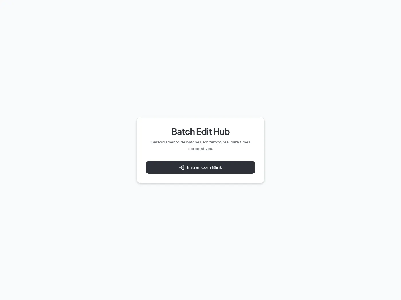 Batch Edit Hub