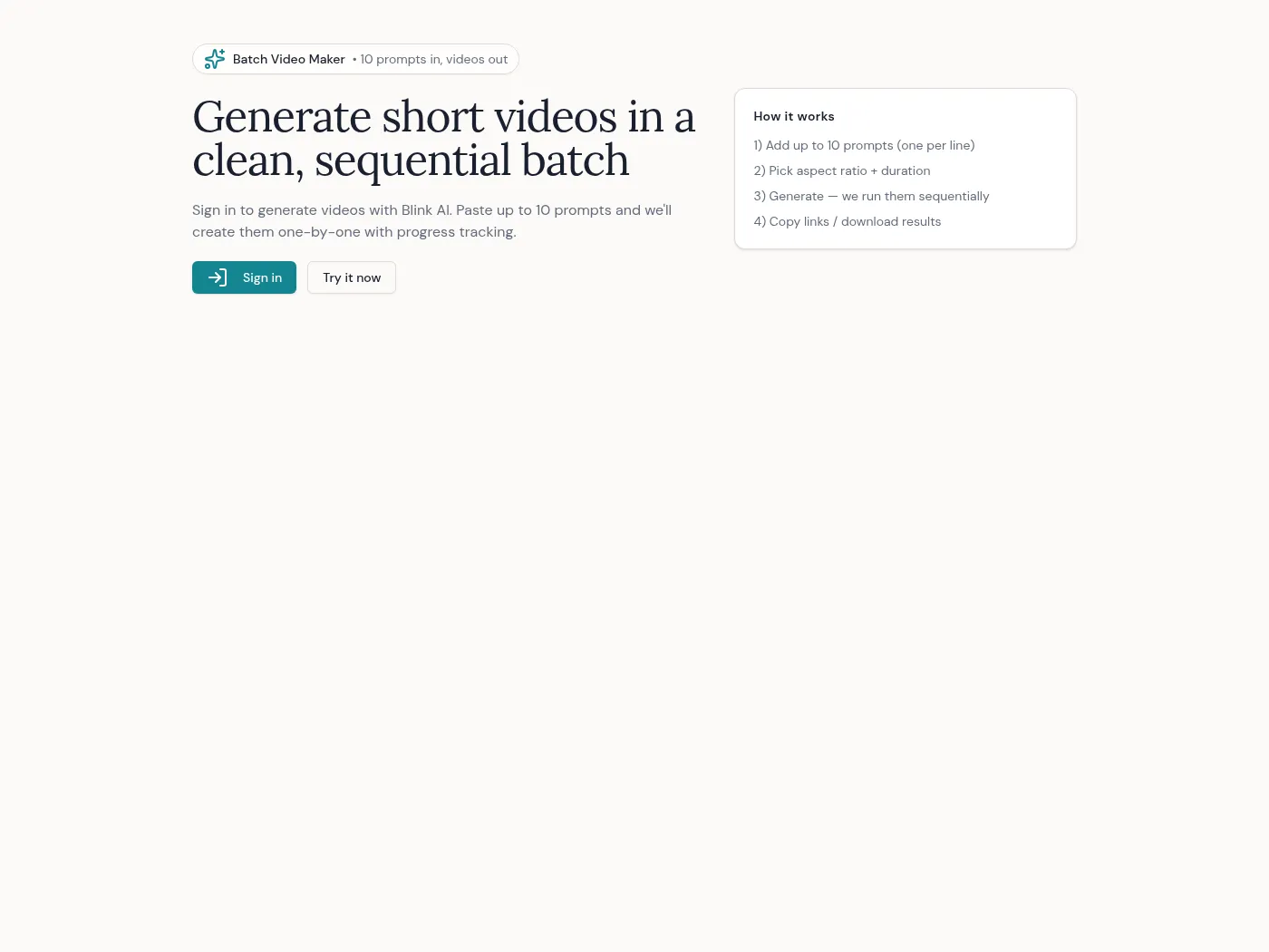 Batch Video Maker