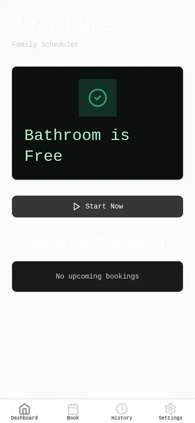 BathTime Scheduler