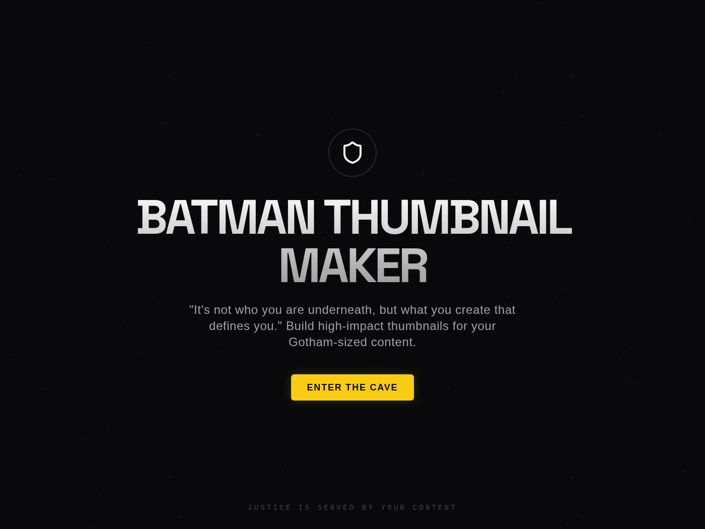 Batman Thumbnail Maker