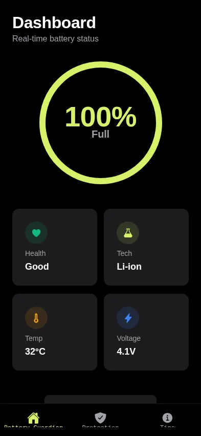 Battery Guardian App