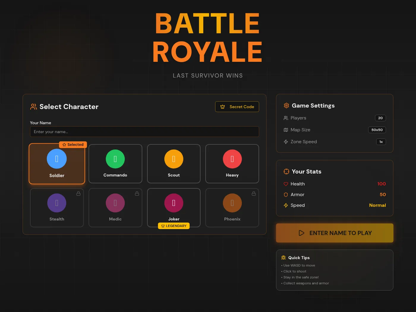 Battle Royale Arena