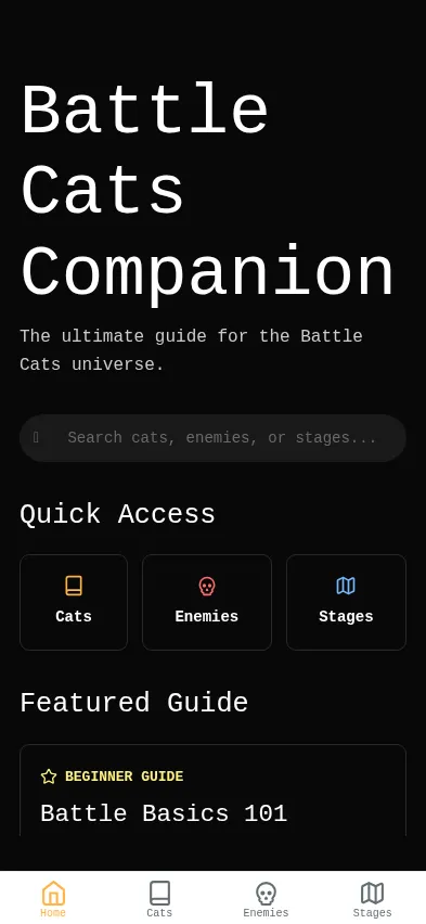 Battle Cats Companion