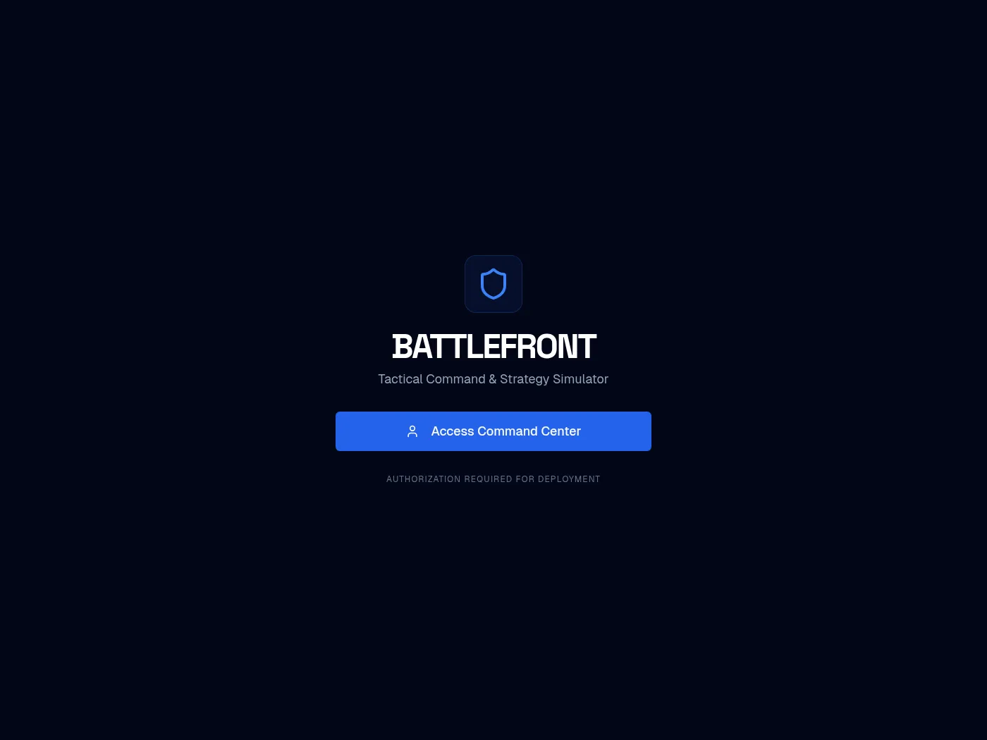 Battlefront Strategy Game