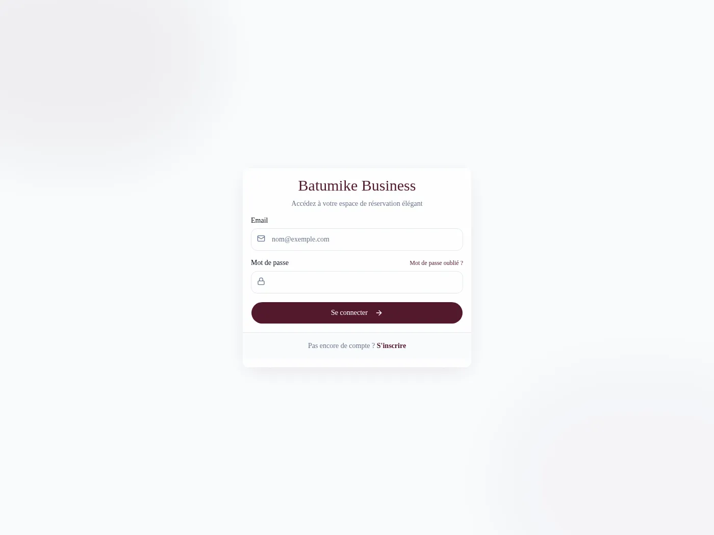 Batumike Booking Suite