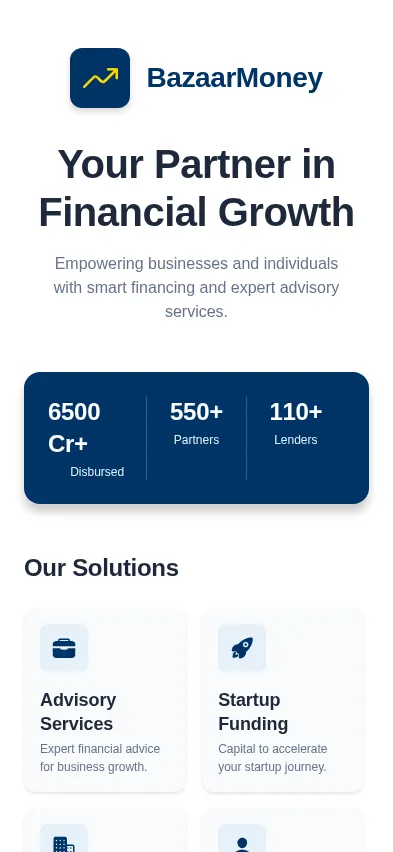BazaarMoney Mobile App