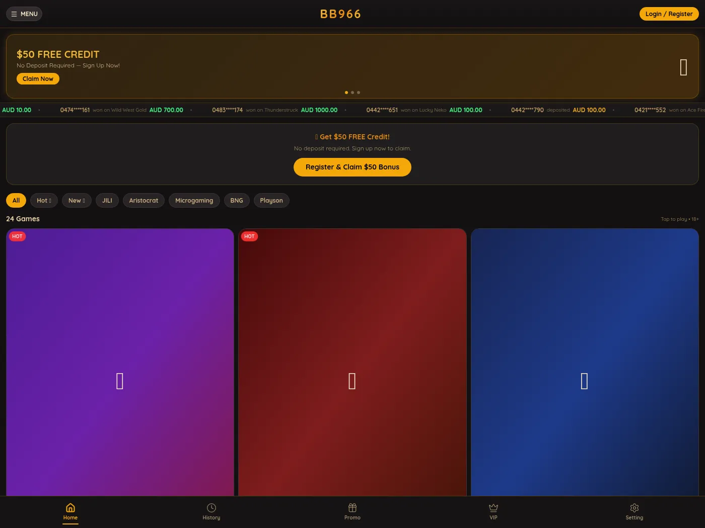 BB966 Casino Site