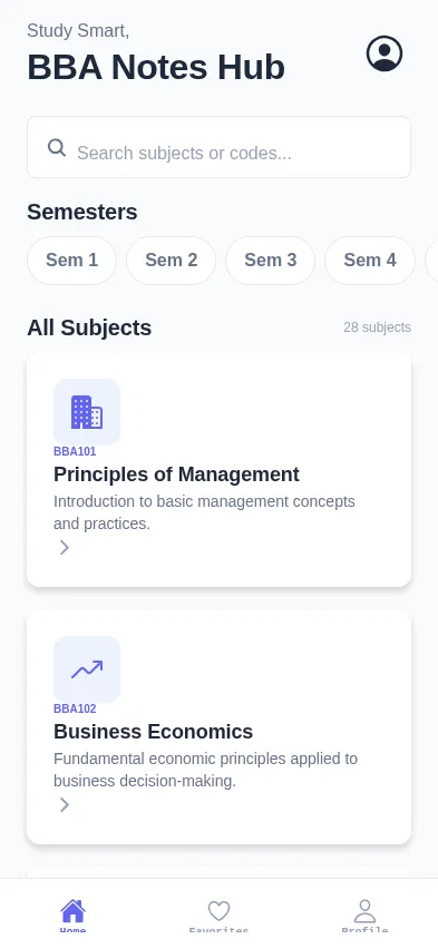 BBA Notes Hub