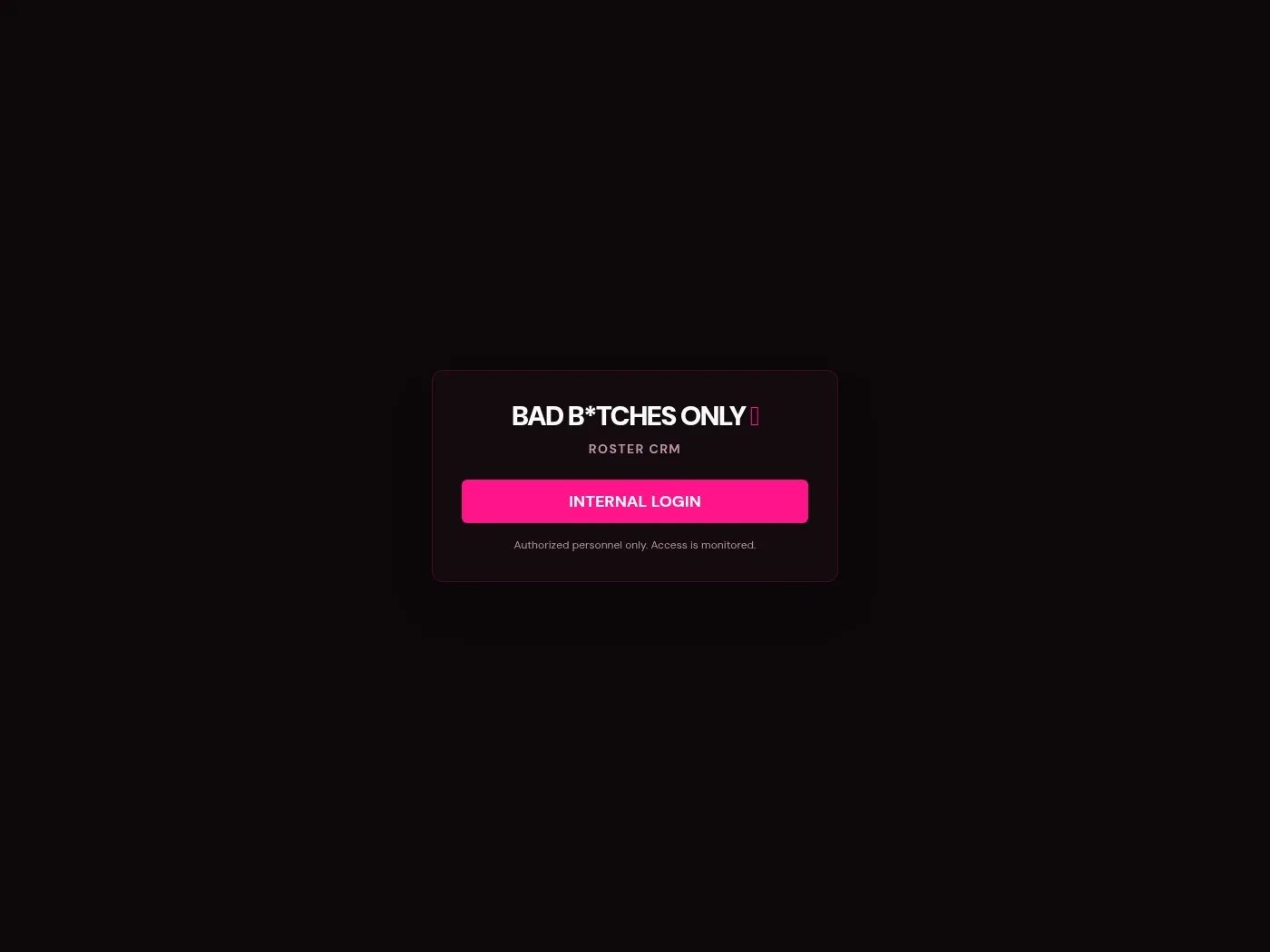 BBO Roster CRM