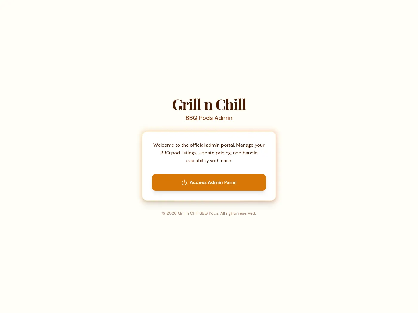 Grill n Chill BBQ Pods