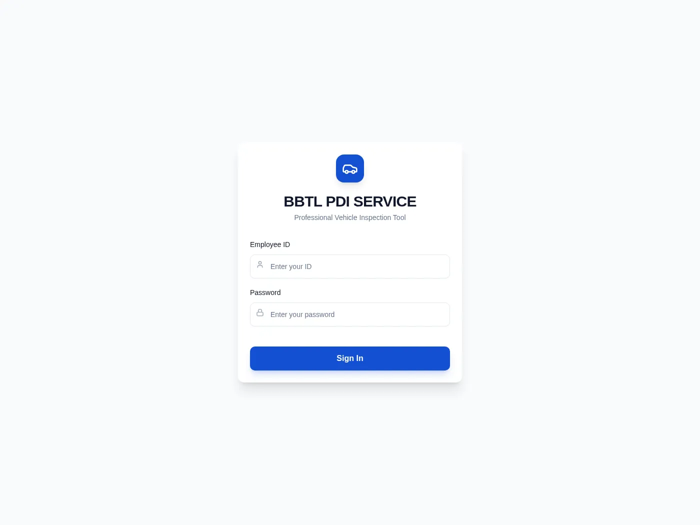 BBTL PDI Inspector