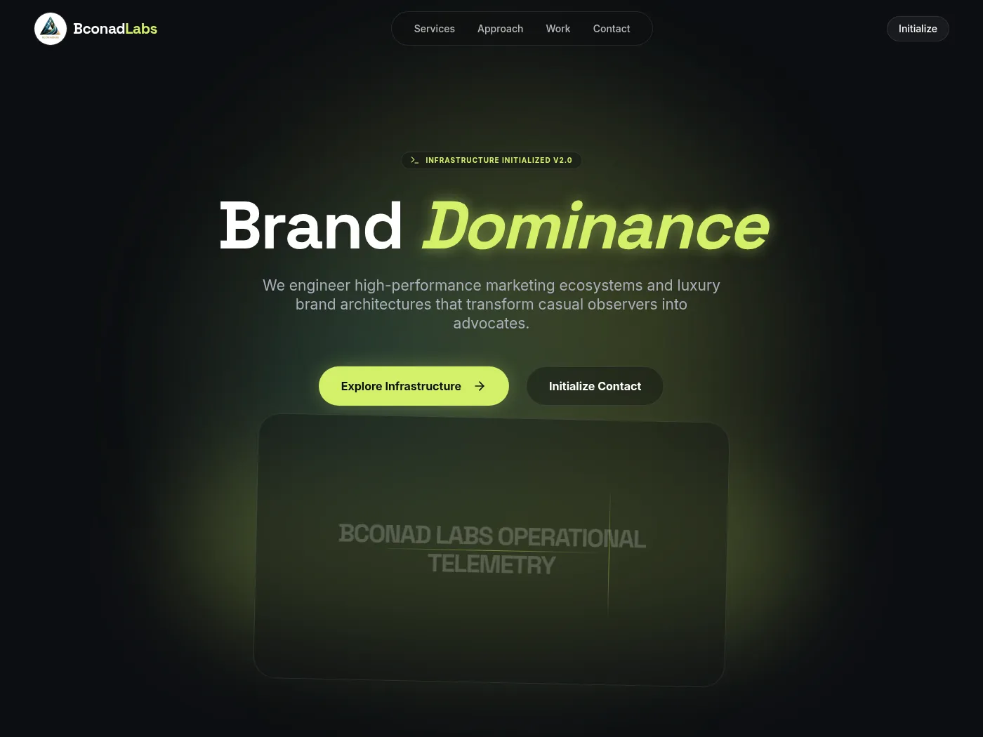 BconadLabs 3D Web Experience