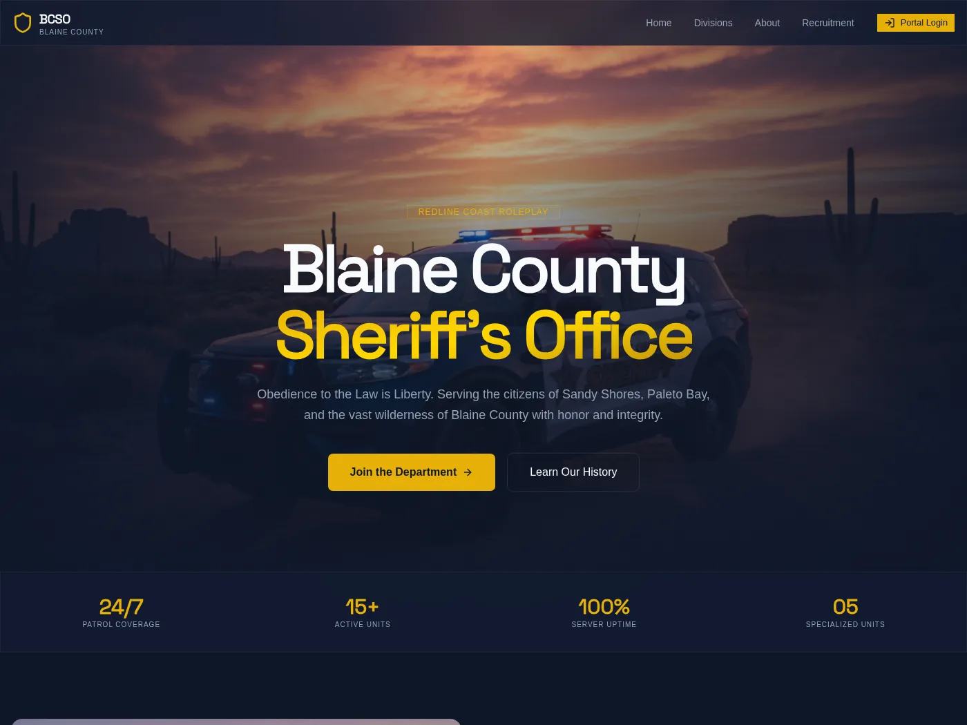 Redline Coast BCSO Site