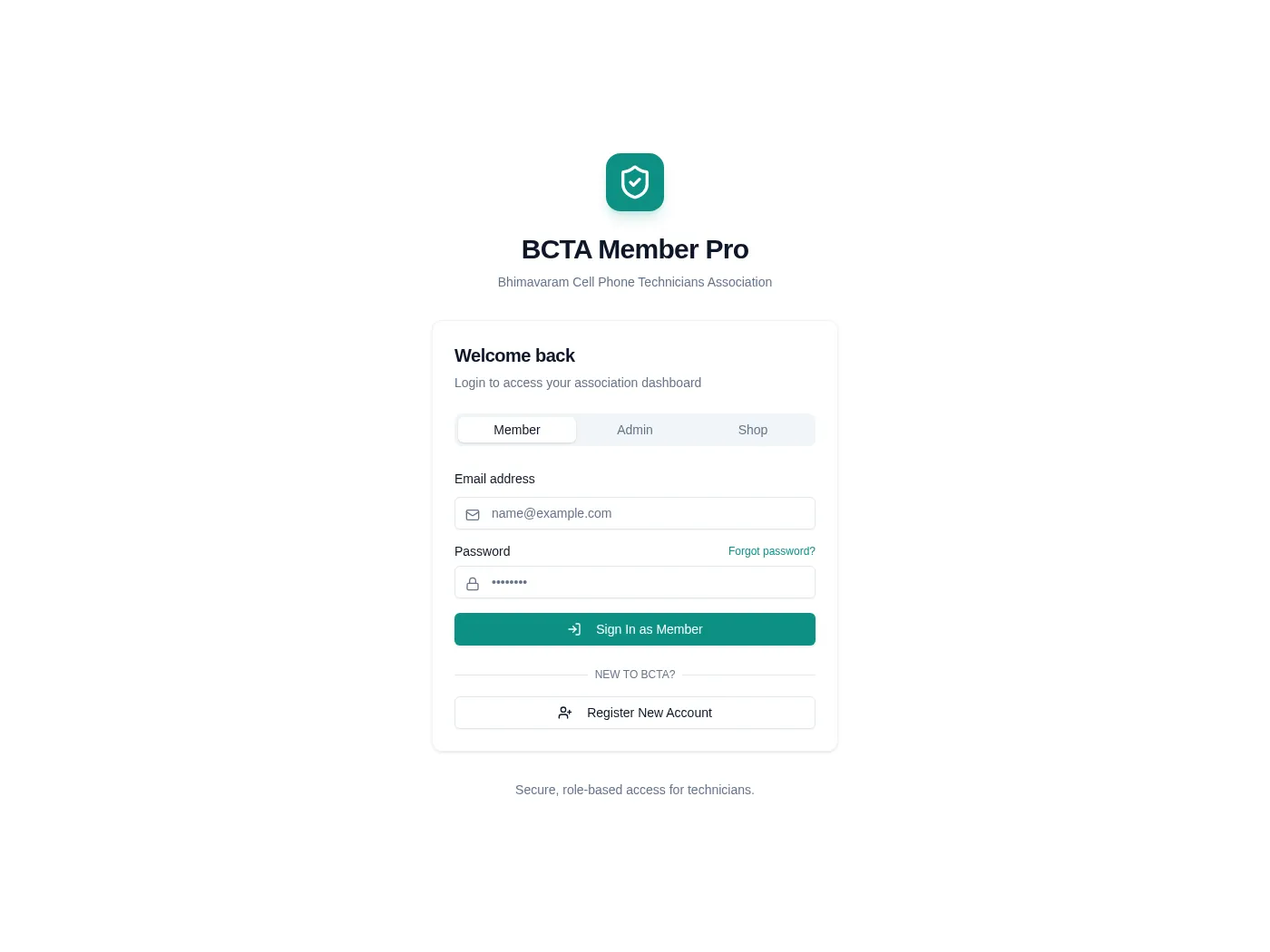 BCTA Member Management Pro