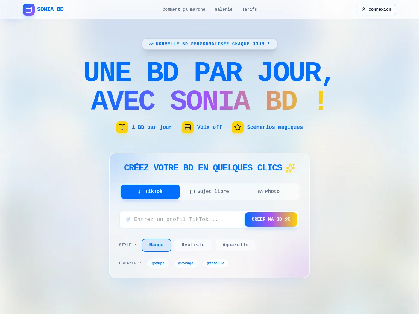 BD Minute Générateur