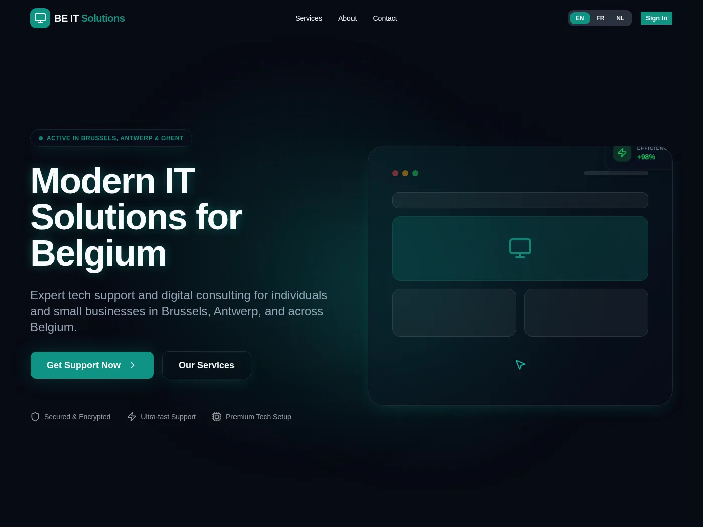 Belgium IT Solutions Site