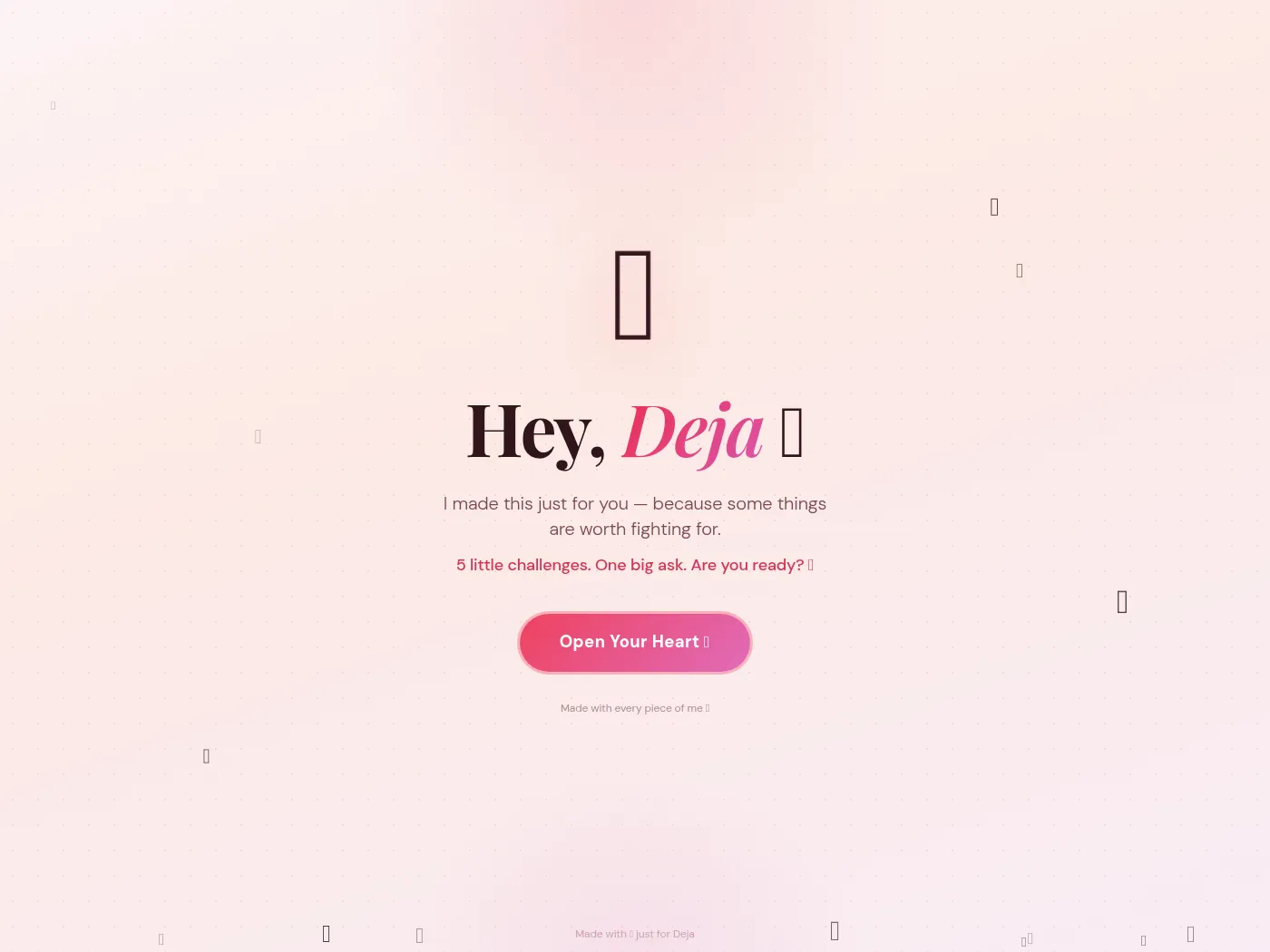 Be Mine, Deja!