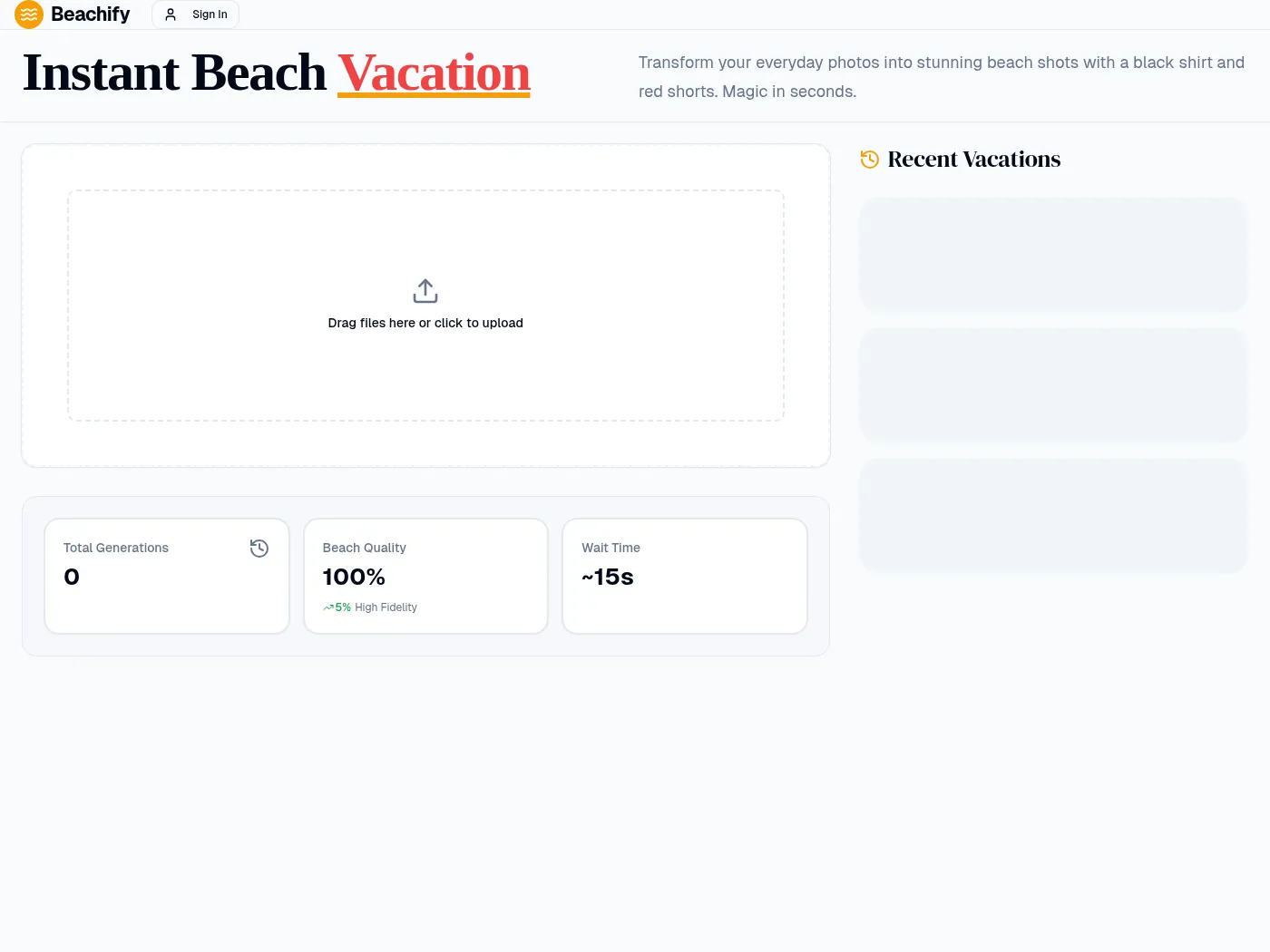 Beach Outfit Generator