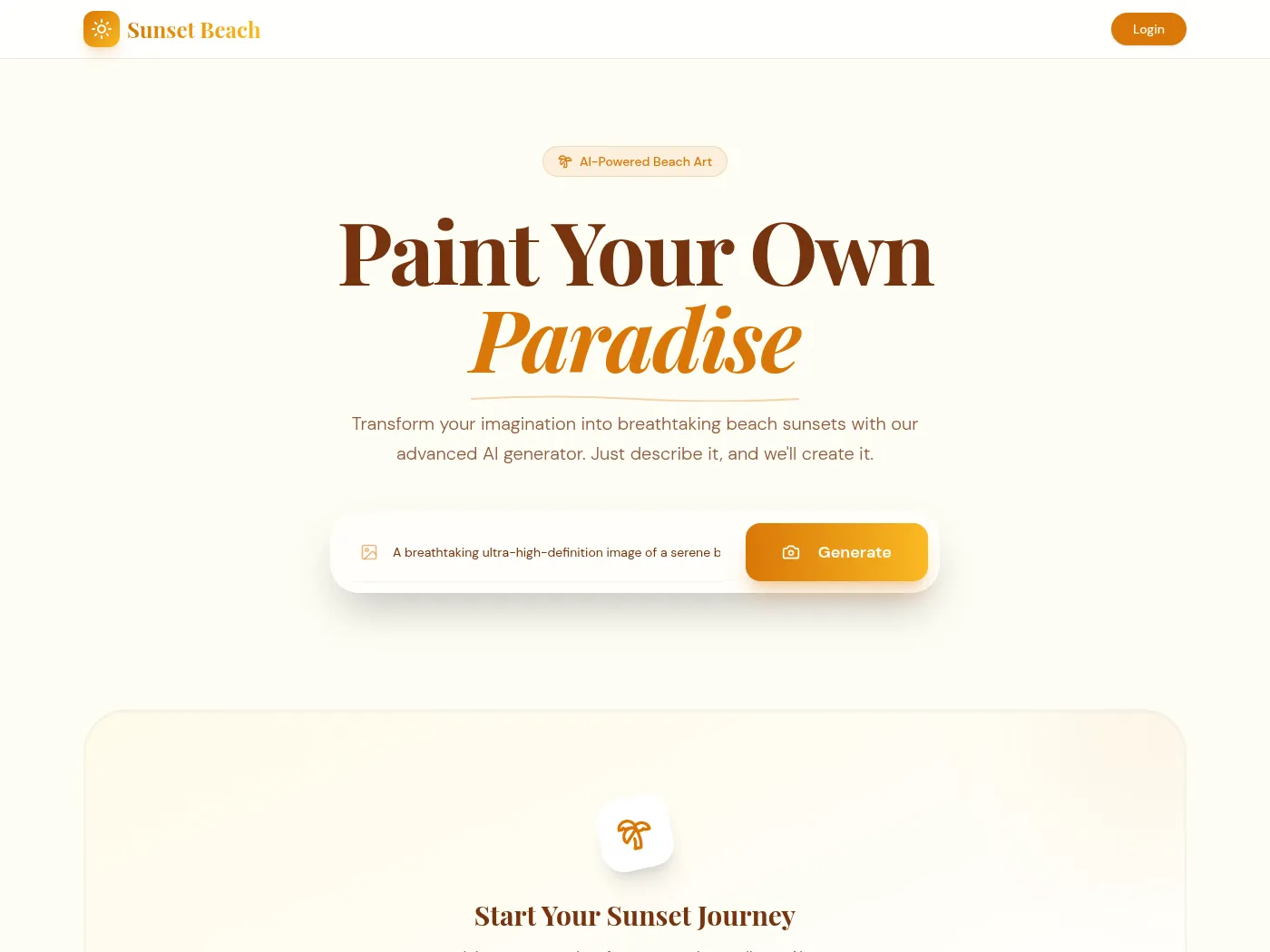 Sunset Beach Creator