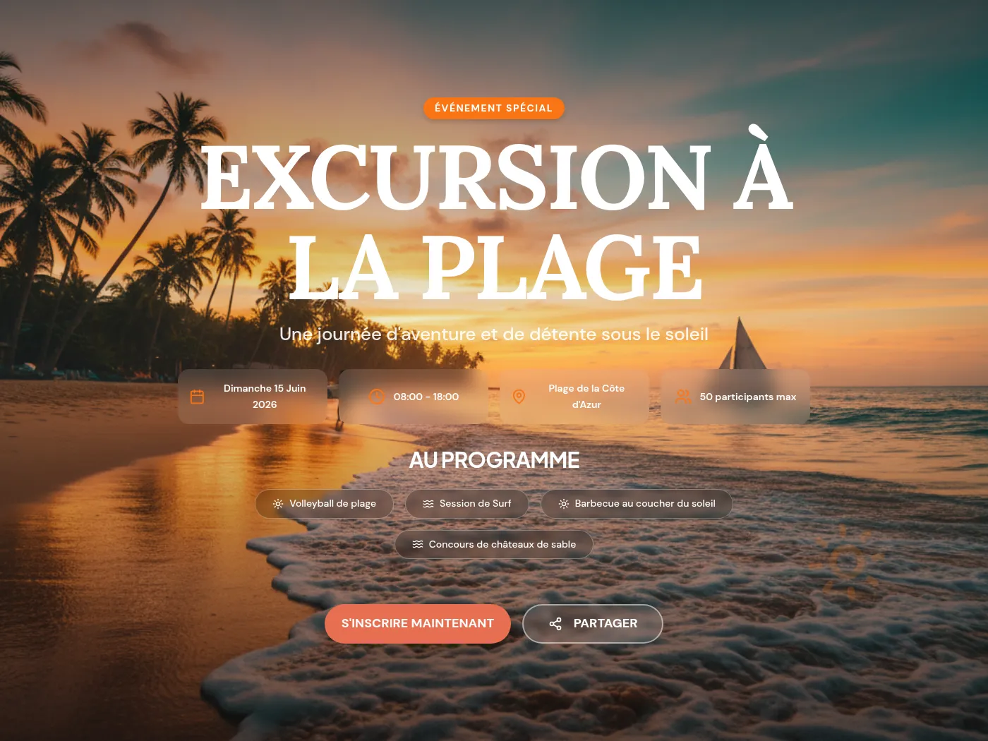 Beach Trip Poster