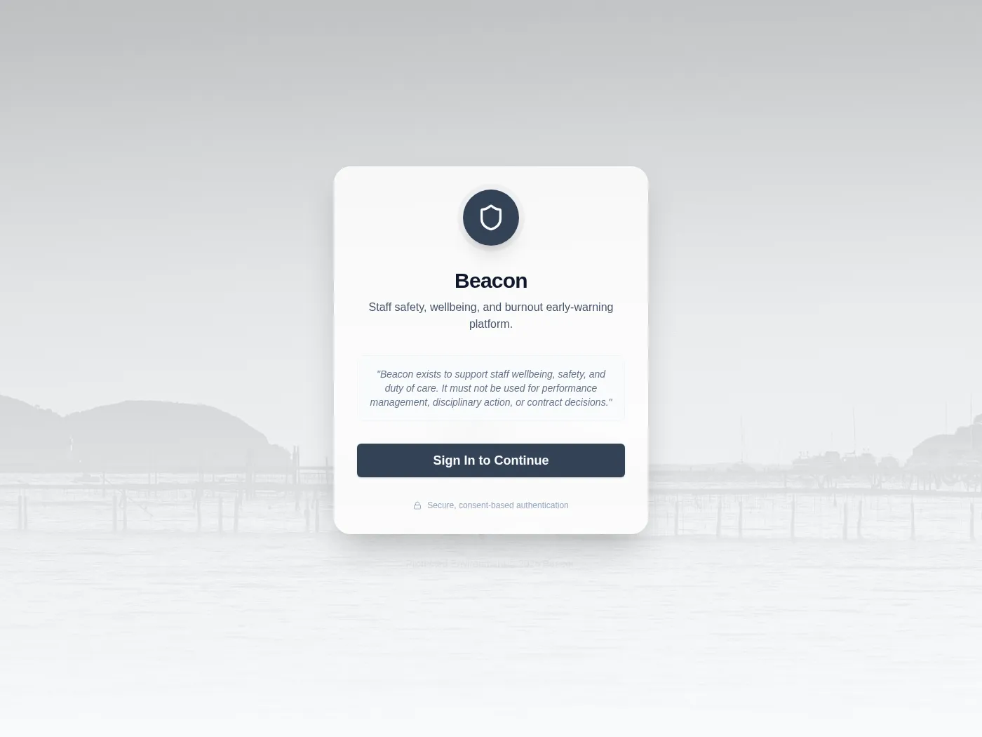 Beacon Wellbeing Platform