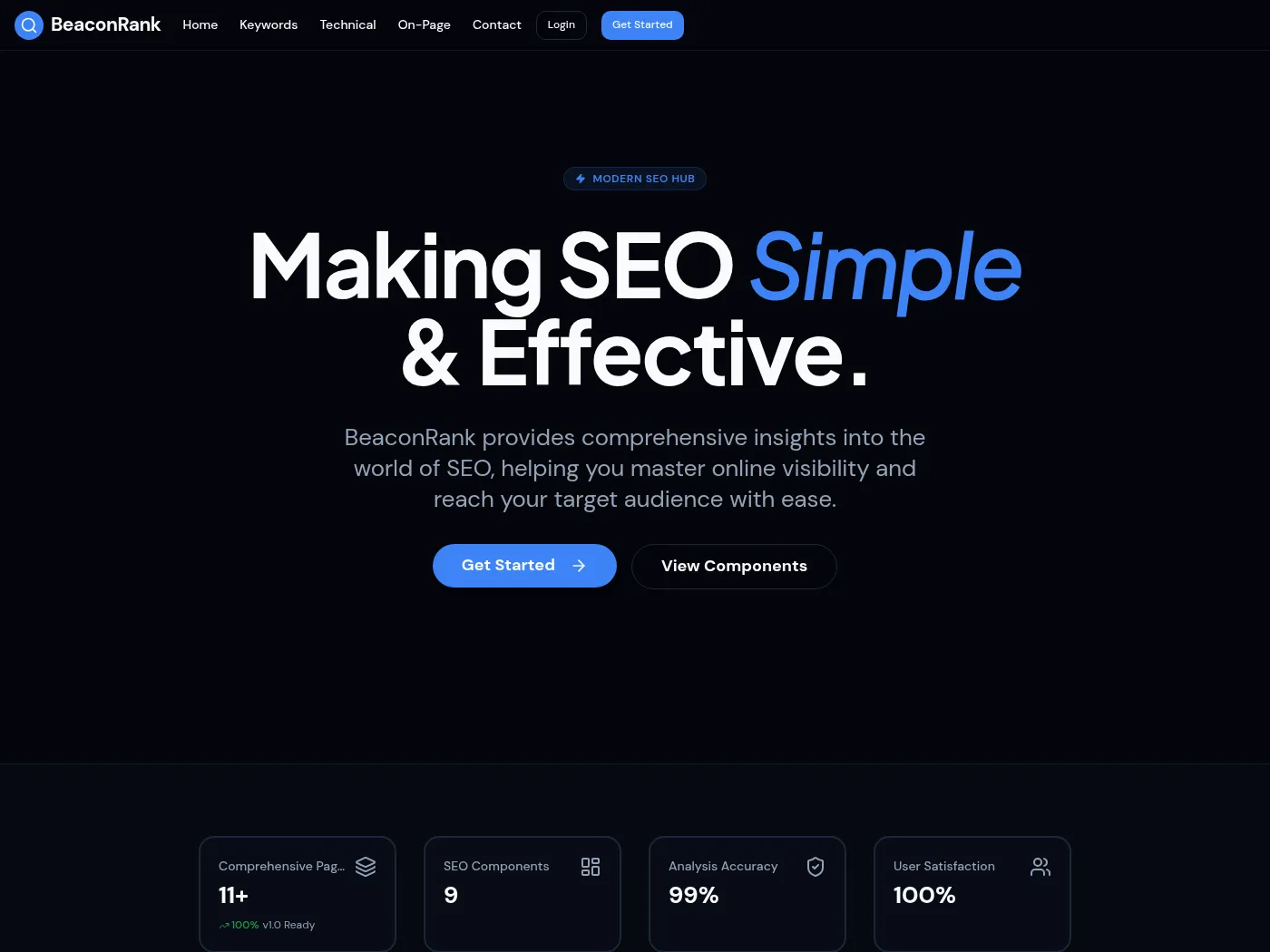 BeaconRank SEO Hub