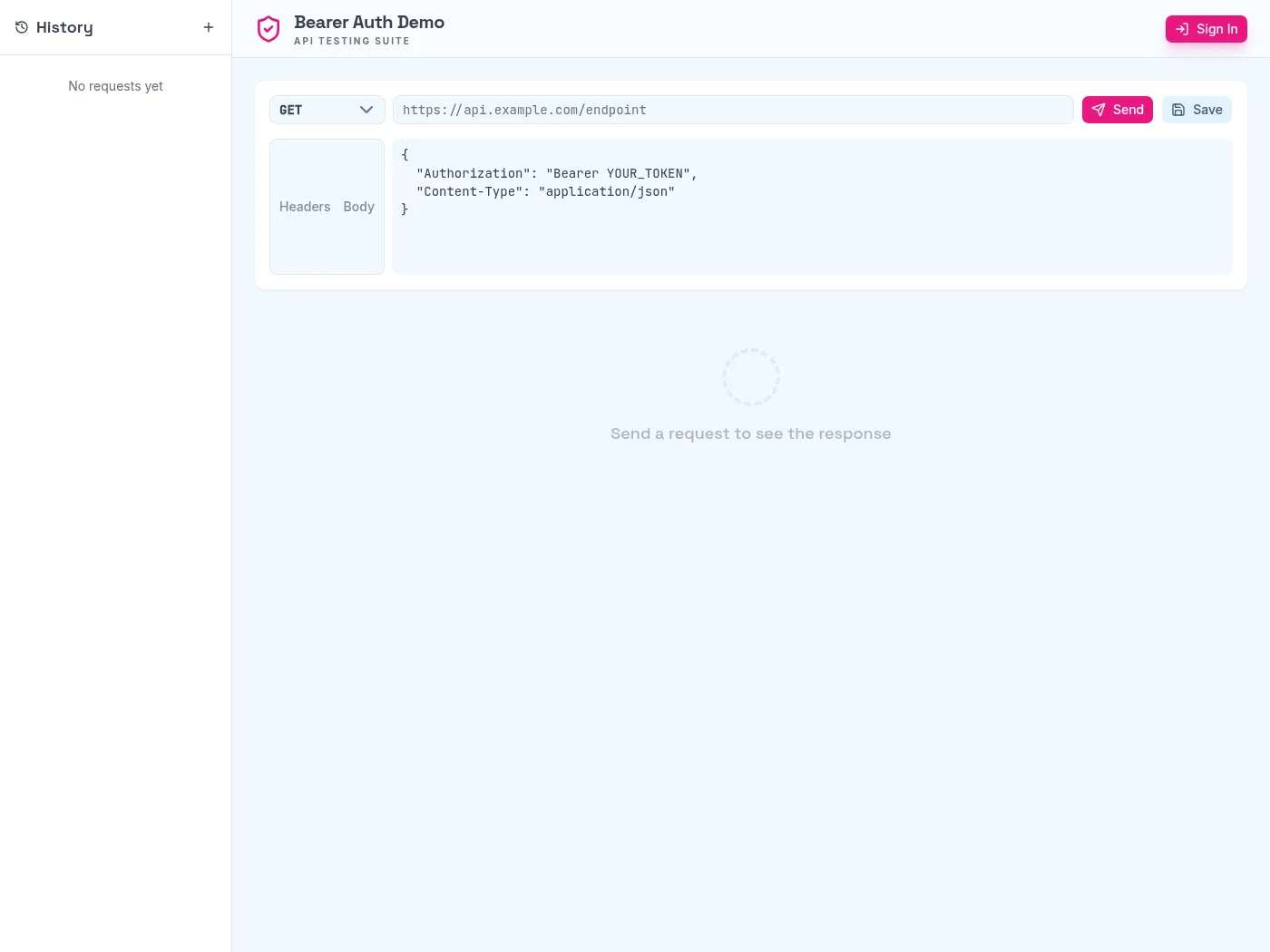 Bearer Auth Demo