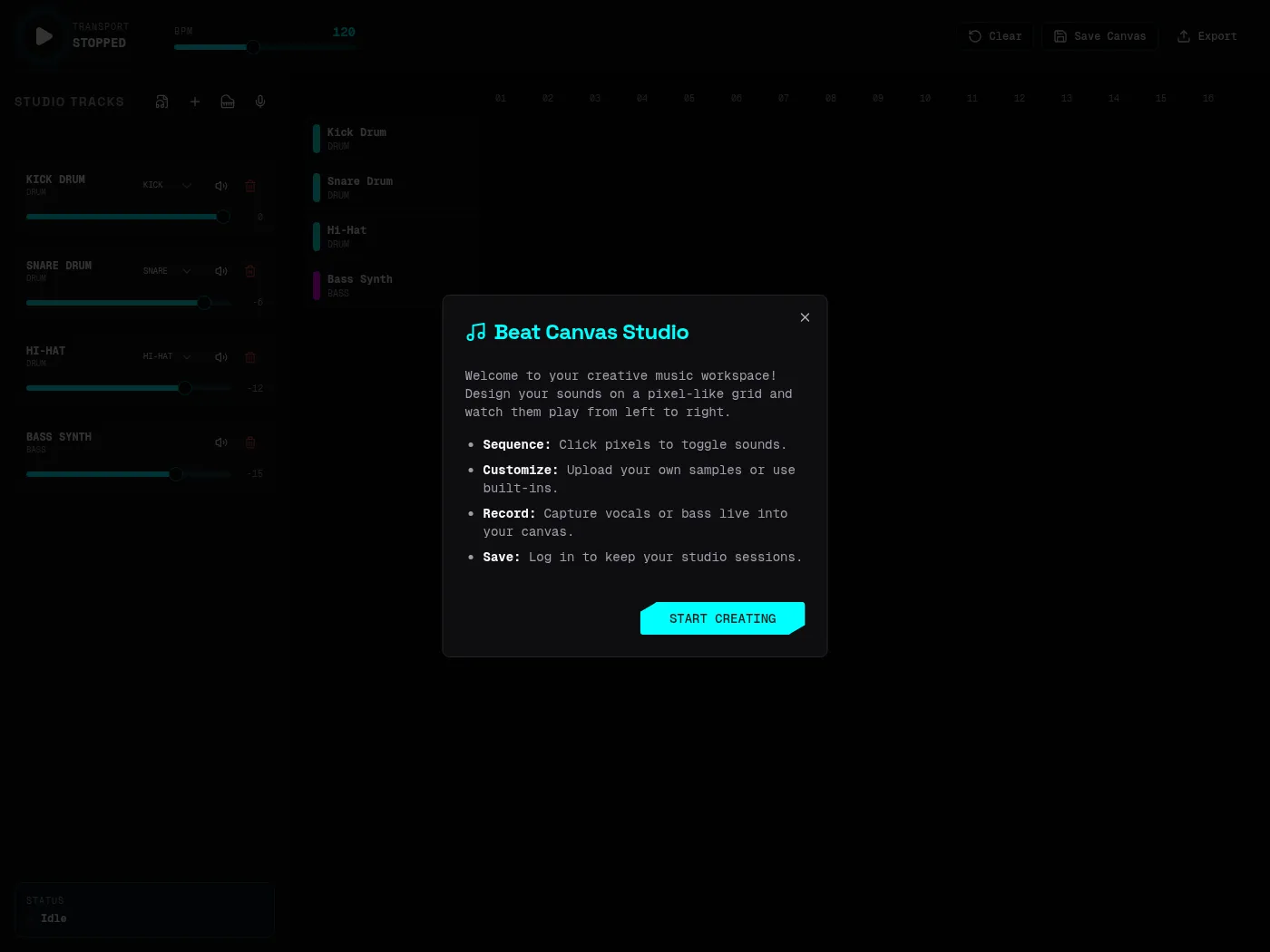 Beat Canvas Studio
