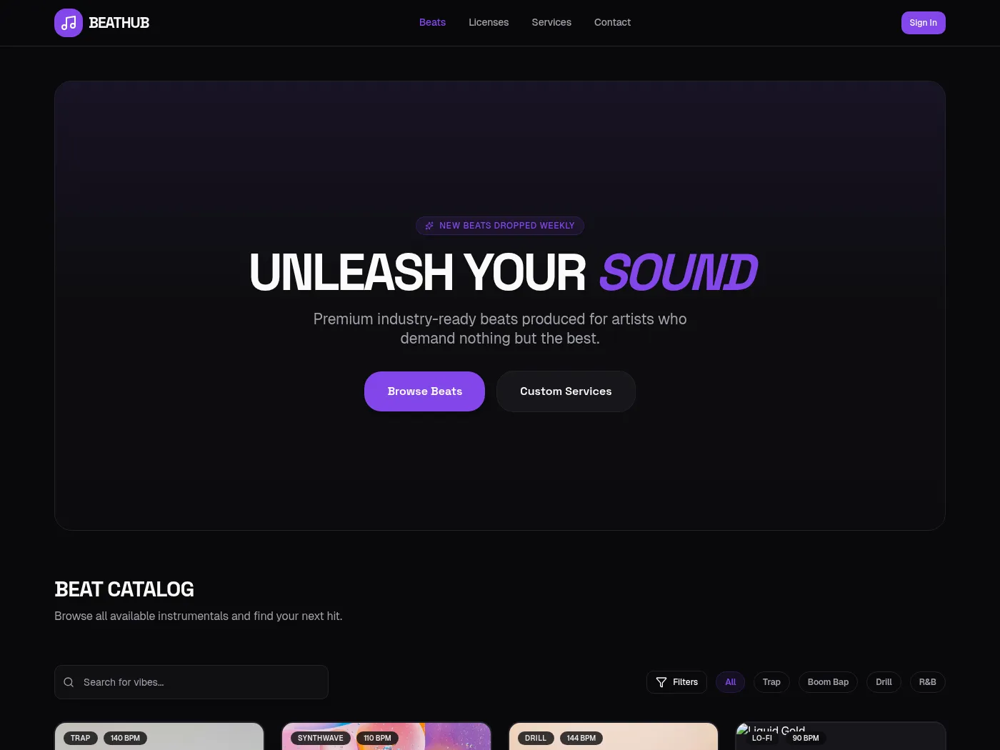BeatHub Producer Portal