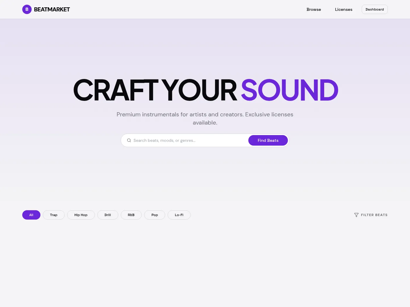 Beat Seller Webstore