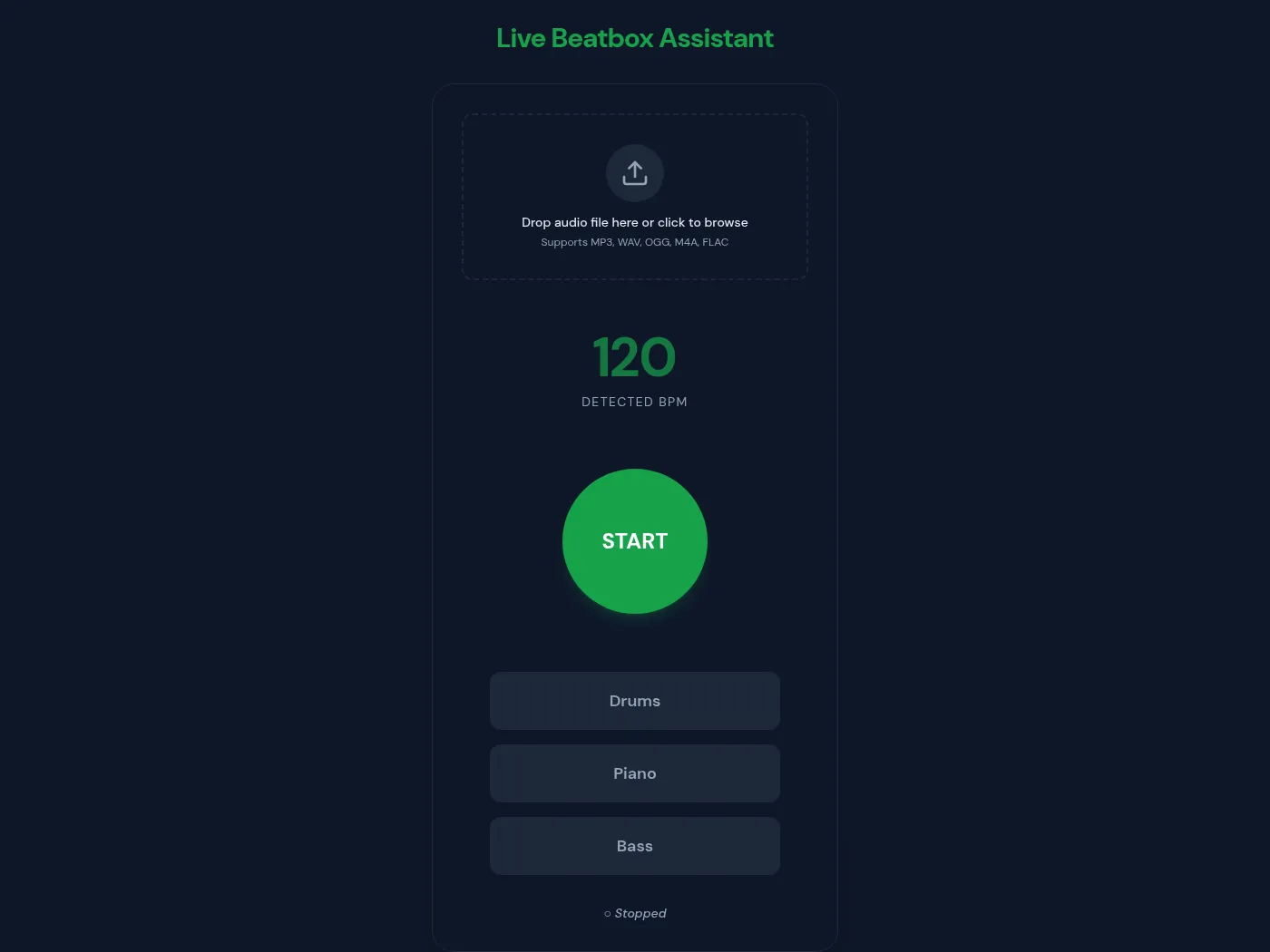 Live Beatbox Assistant