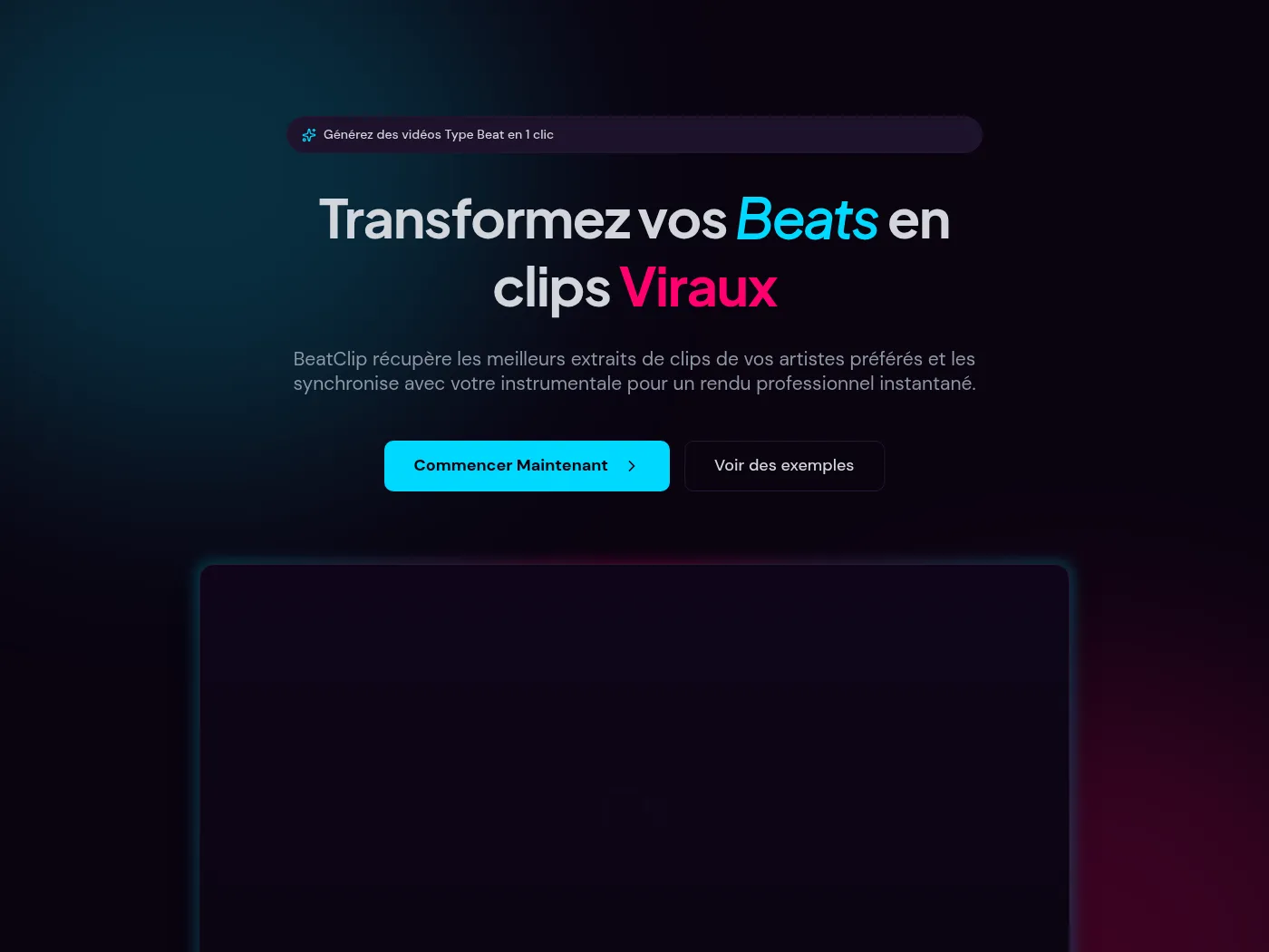 BeatClip Video Generator