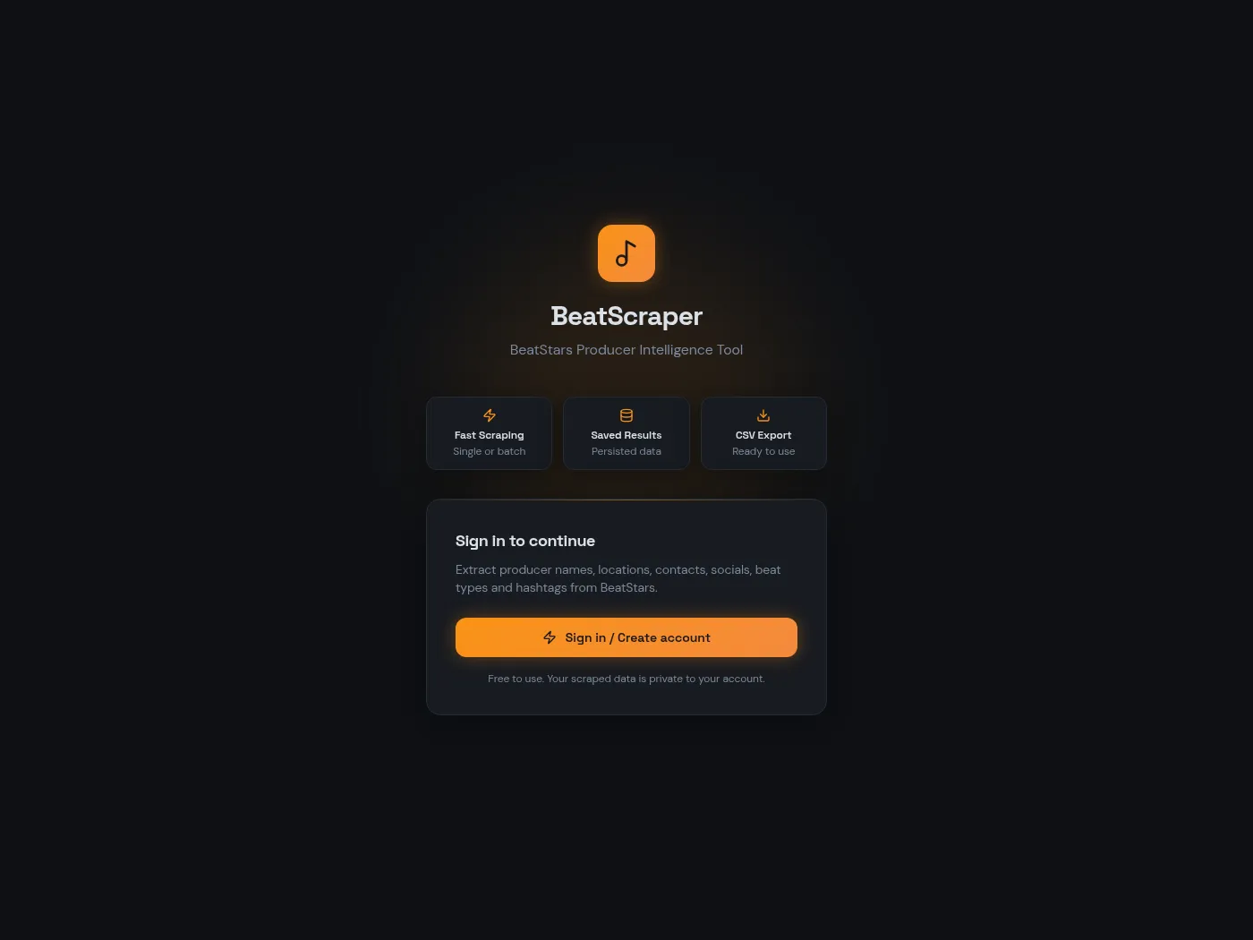 BeatStars Scraper Agent