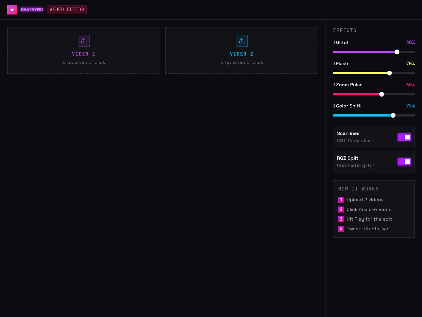 BeatSync Video Editor