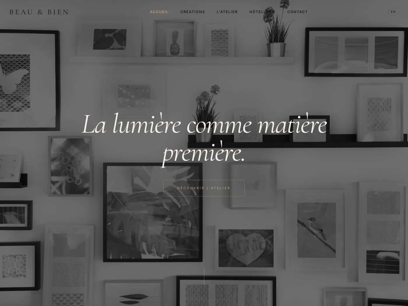 Beau & Bien Atelier Site