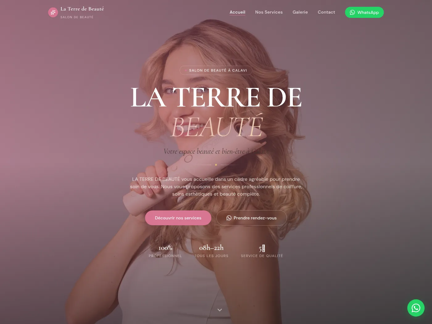 La Terre de Beauté Web