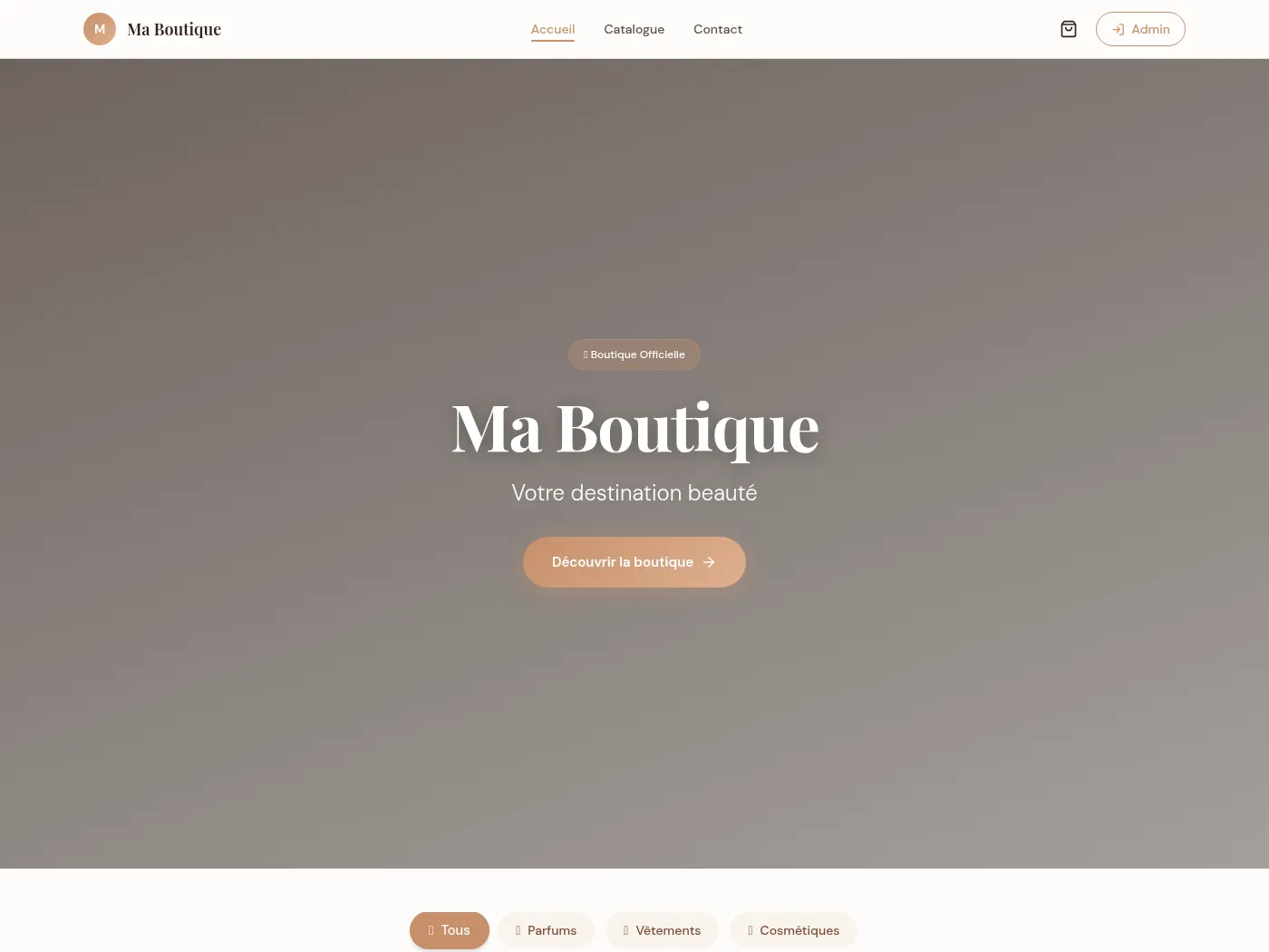 Boutique Beauté App