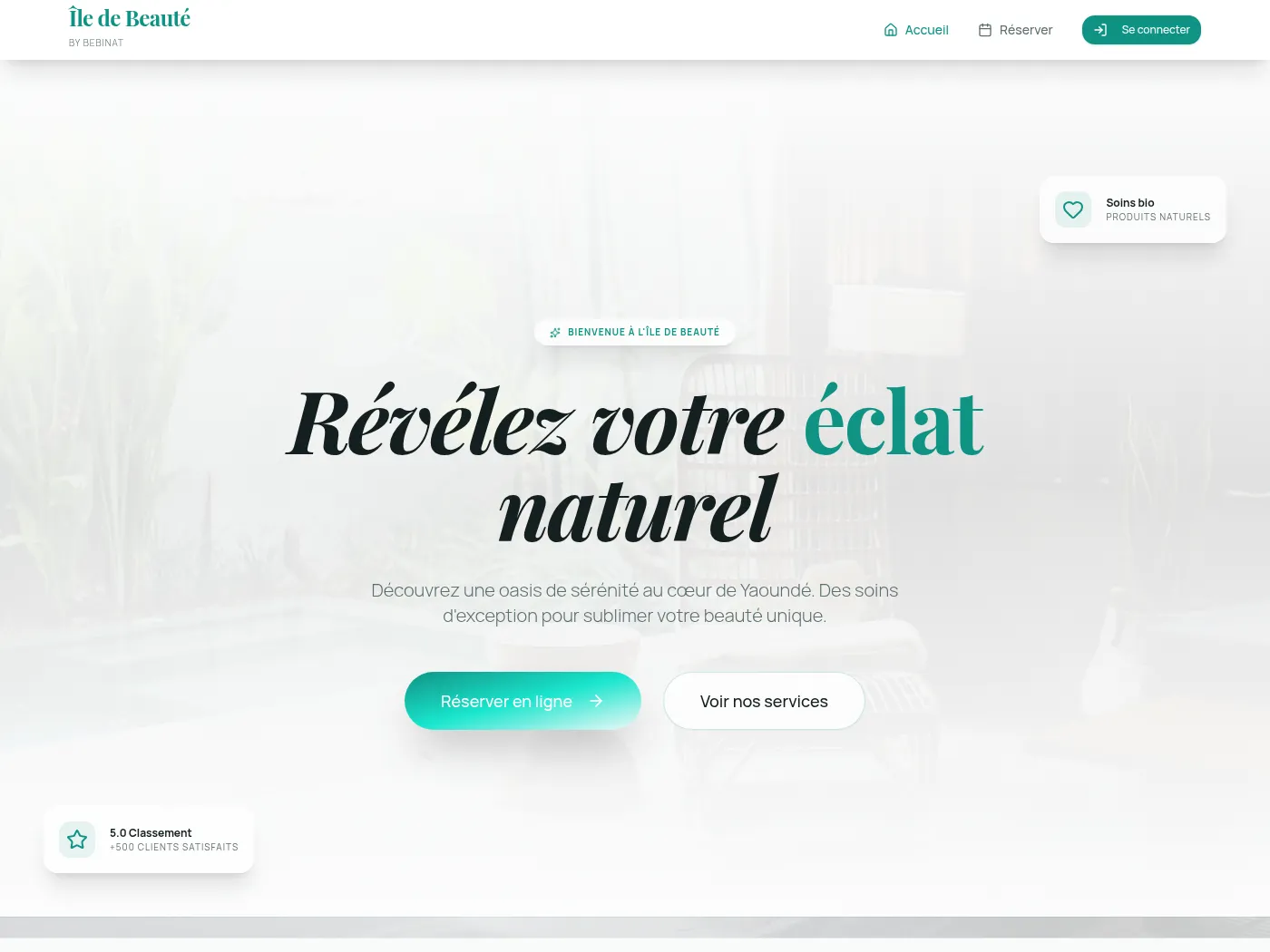 Île de Beauté Booking