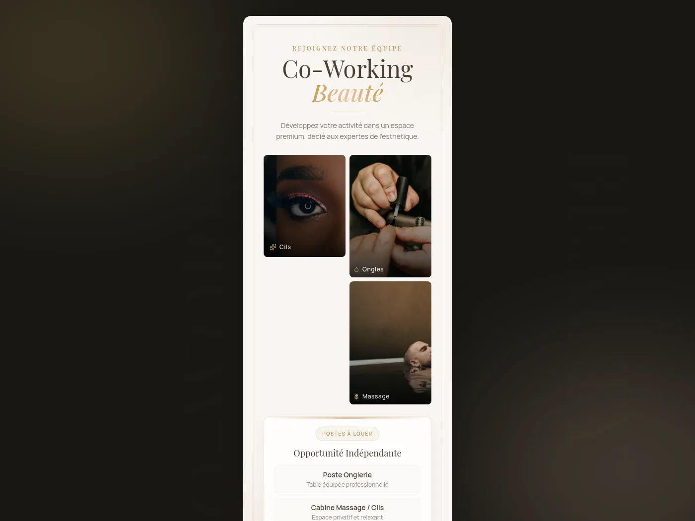 Coworking Beauty Poster