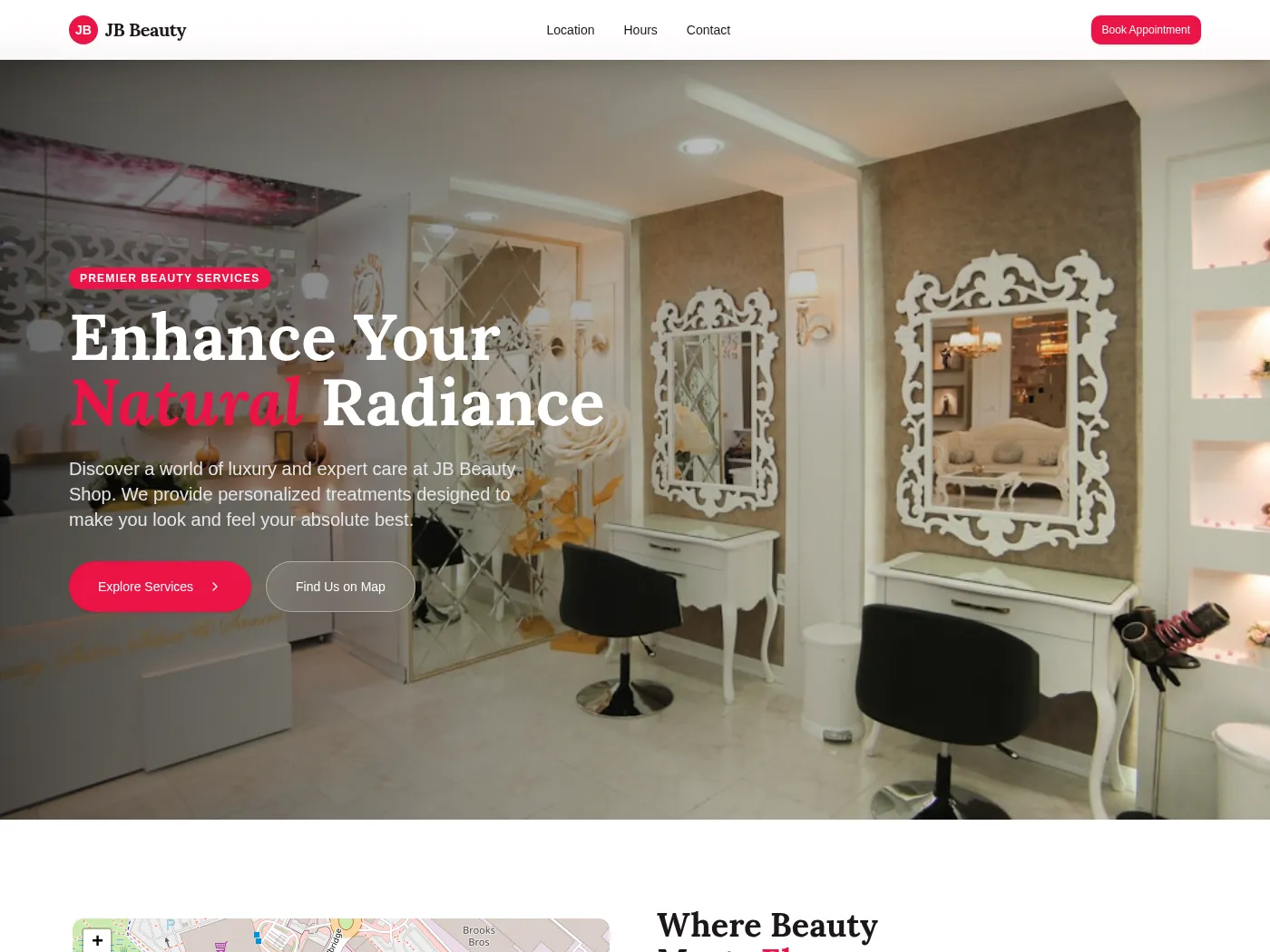 Beauty Shop Locator