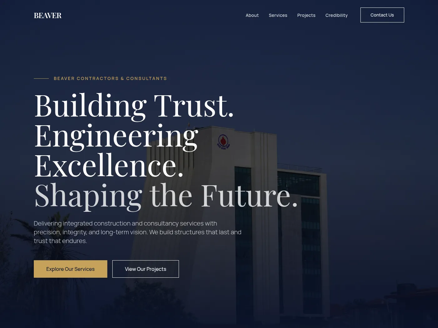 Beaver Corporate Web Presence