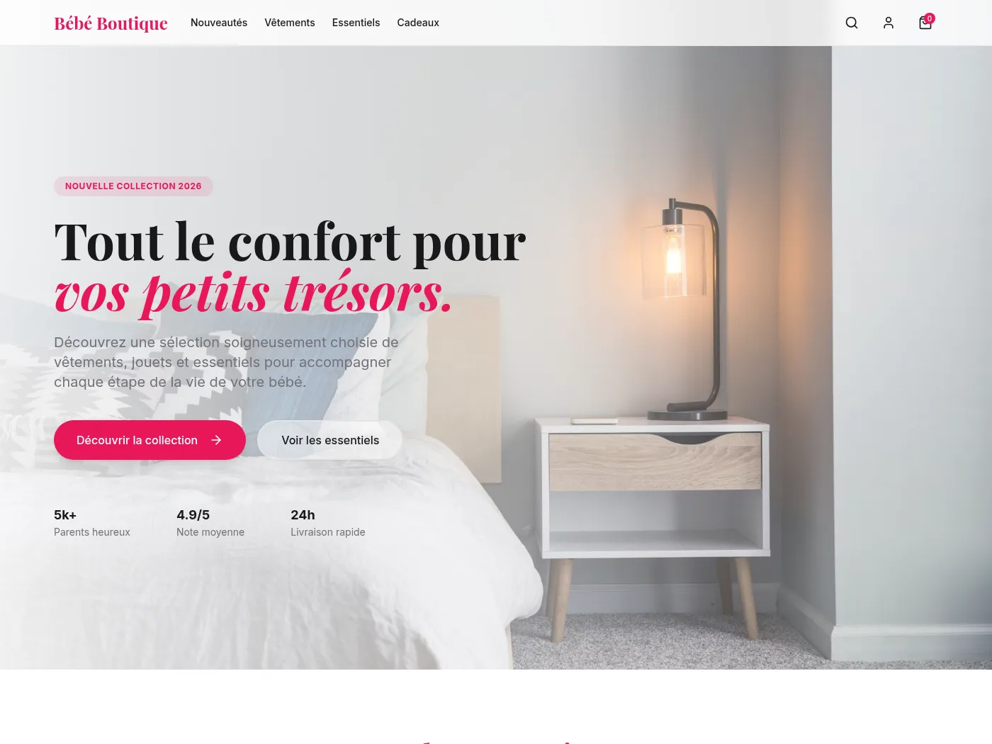Bébé Boutique Page