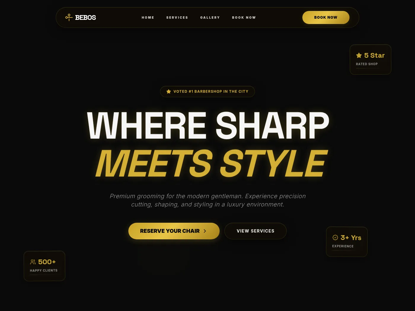 Bebos Barbershop Site