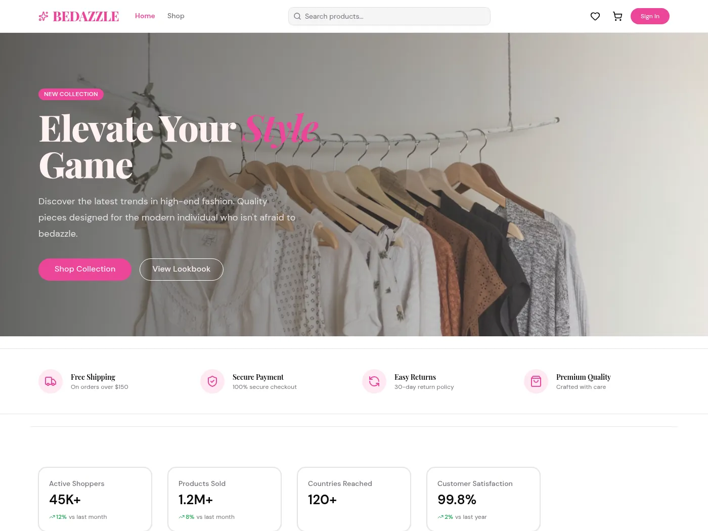 Bedazzle E-Commerce